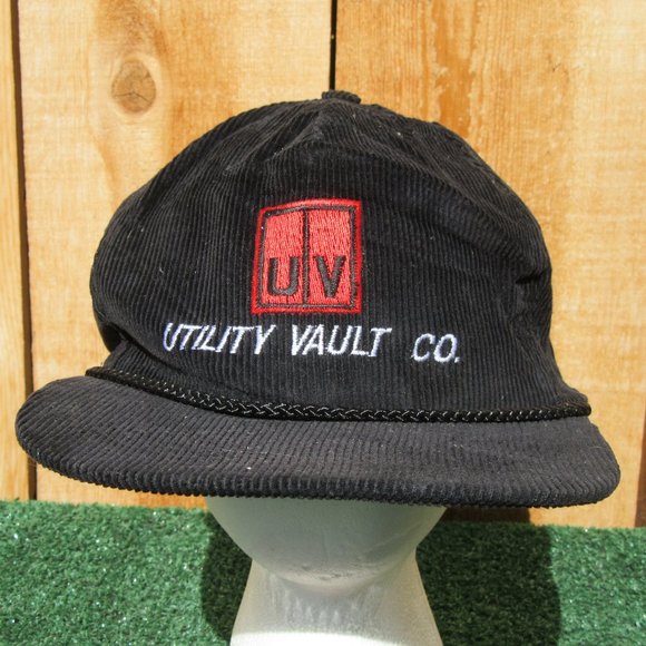 Accessories | Vintage Otto Utility Vault Company Black Corduroy ...